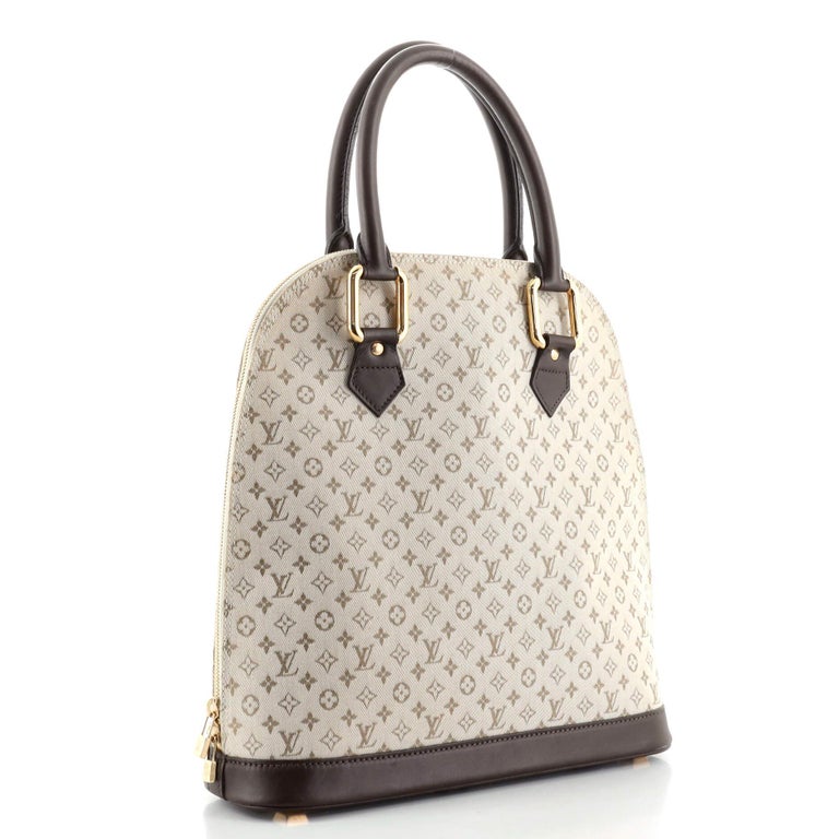 Louis Vuitton Alma Handbag Mini Lin Haut at 1stDibs