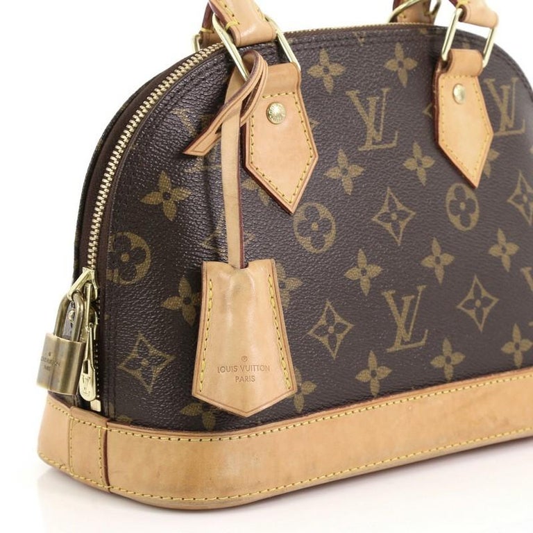 Louis Vuitton Alma Handbag Monogram Canvas BB at 1stDibs