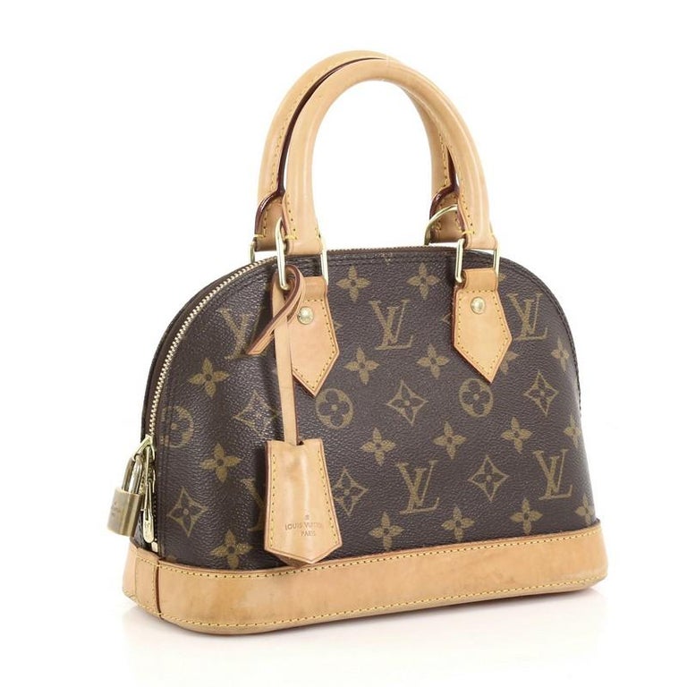 Louis Vuitton Alma Handbag Monogram Canvas BB at 1stDibs