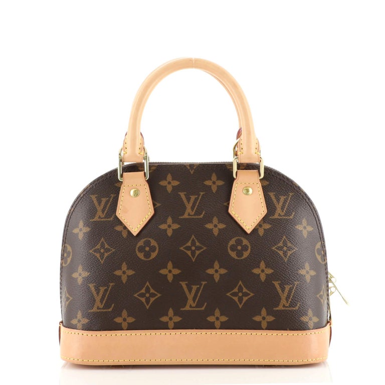 Louis Vuitton Alma Handbag Monogram Canvas BB For Sale at 1stDibs