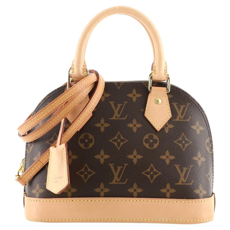 Louis Vuitton Alma Handbag Monogram Canvas BB For Sale at 1stDibs