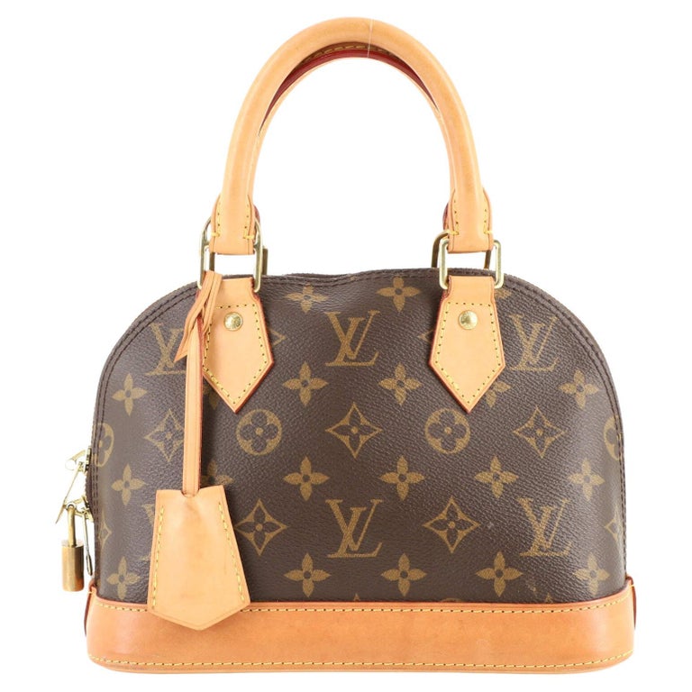 Louis Vuitton Alma Handbag Monogram Canvas BB For Sale at 1stDibs