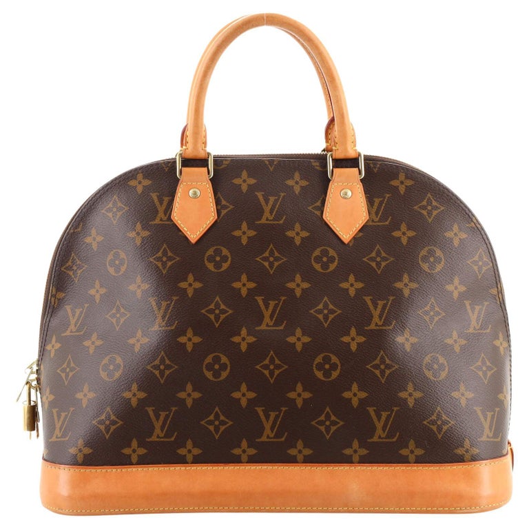 Louis Vuitton Alma Handbag Monogram Canvas MM at 1stDibs