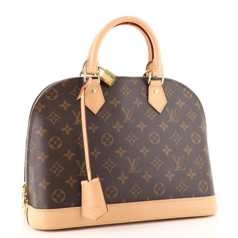 Louis Vuitton Alma Handbag Monogram Canvas PM For Sale at 1stDibs