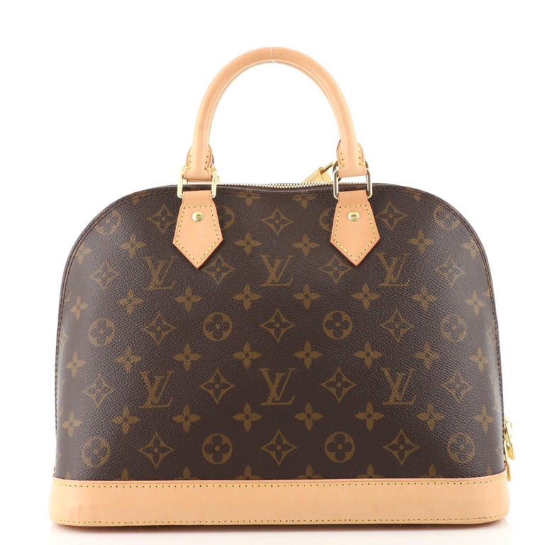 Louis Vuitton Alma Handbag Monogram Canvas PM For Sale at 1stDibs