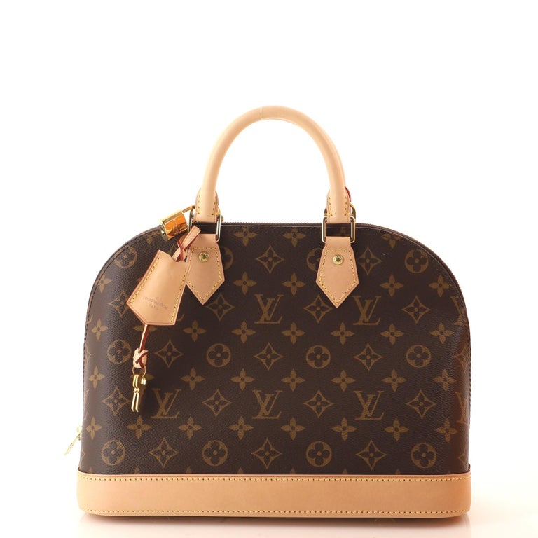 Louis Vuitton Alma Handbag Monogram Canvas PM at 1stDibs