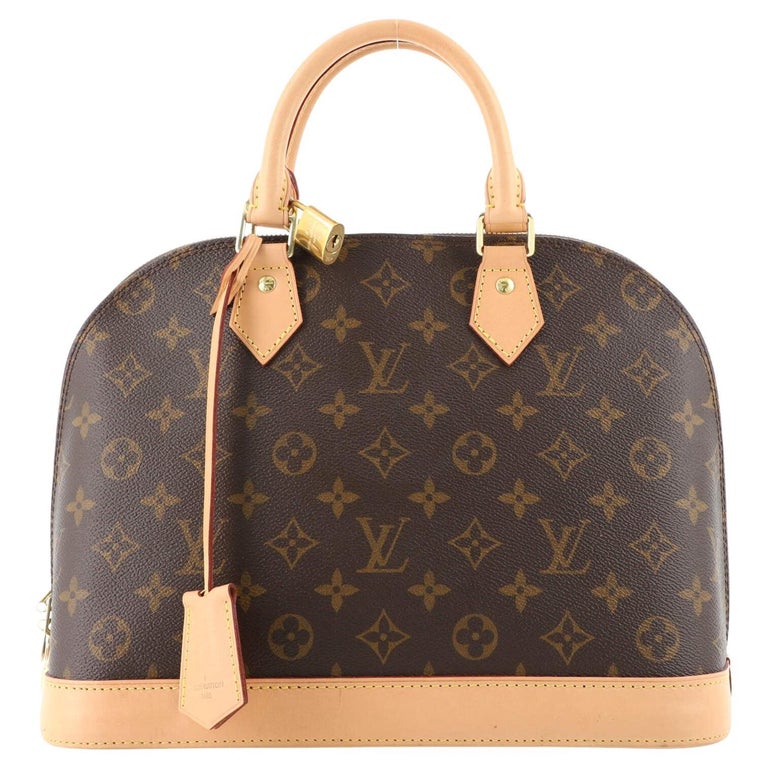 Louis Vuitton Alma Handbag Monogram Canvas PM For Sale at 1stDibs