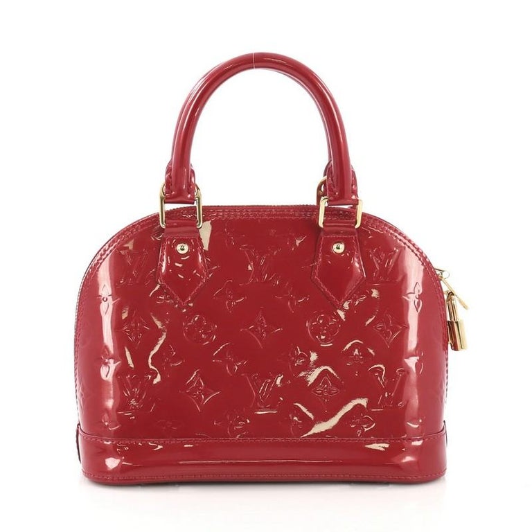 Louis Vuitton Alma Handbag Monogram Vernis BB at 1stDibs