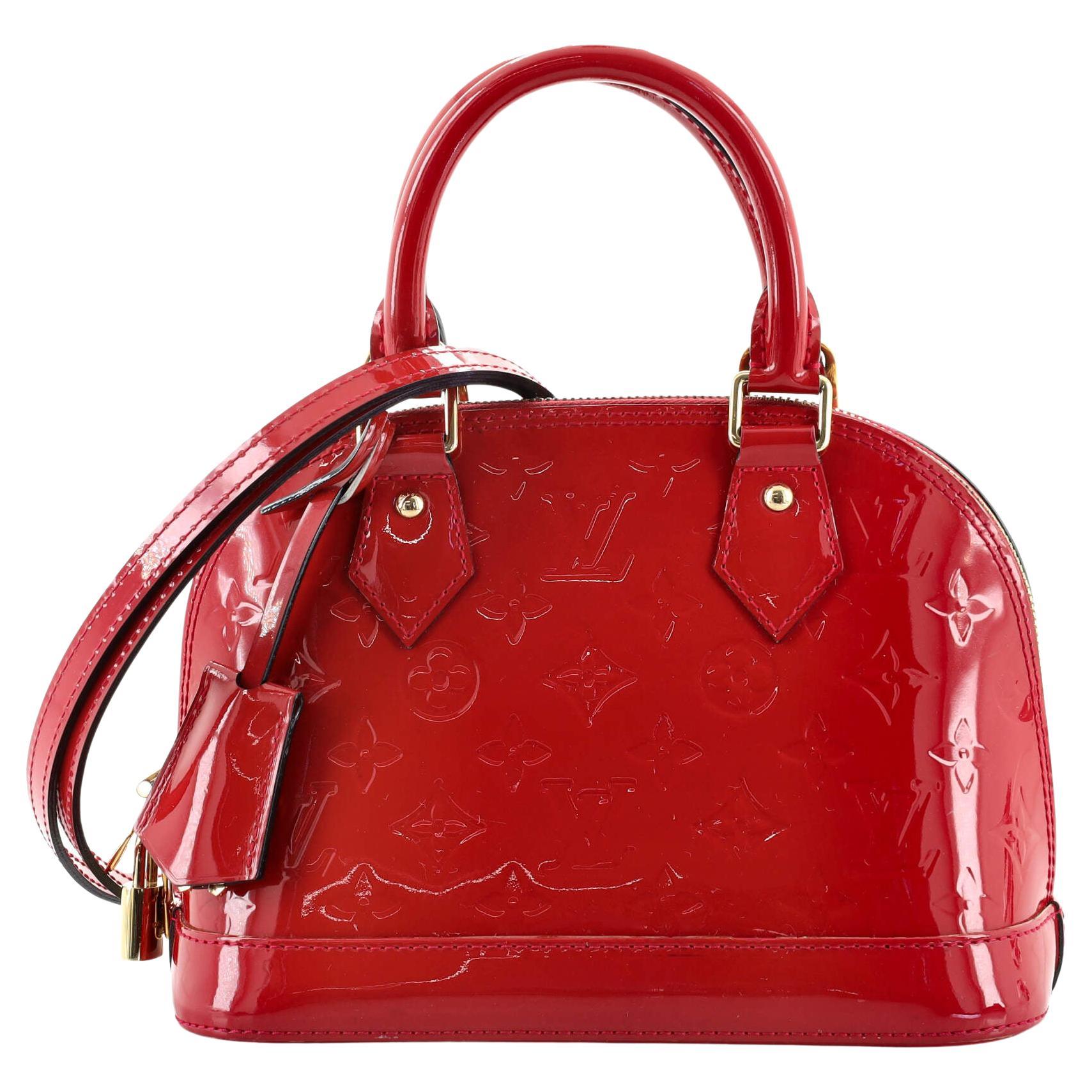 Louis Vuitton Double V Handbag Calfskin and Monogram Canvas at 1stDibs