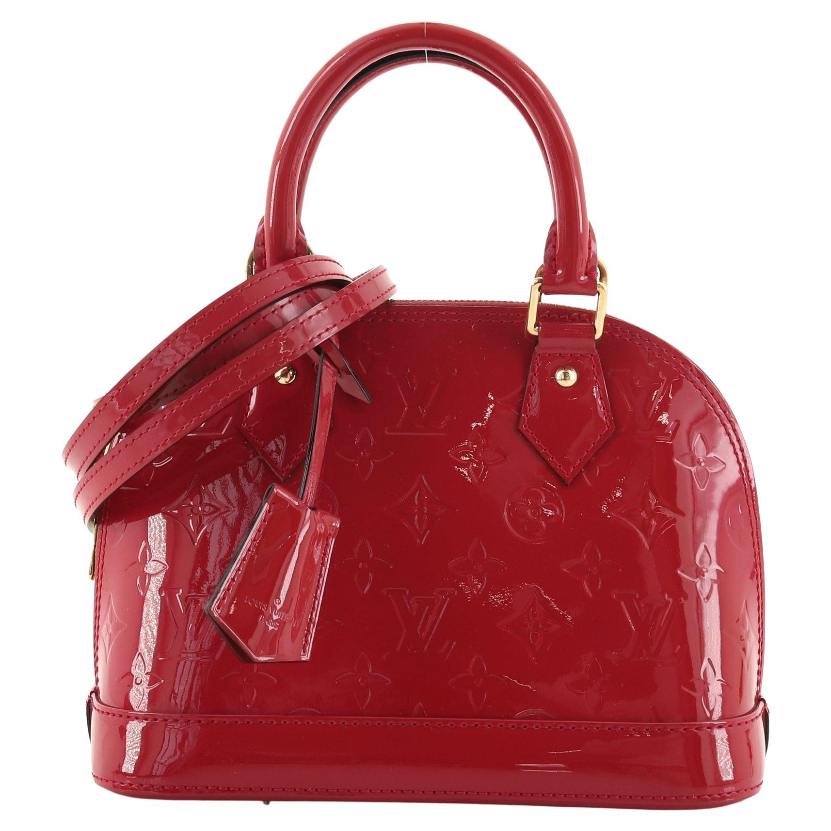 Louis Vuitton Alma BB in Cherry Red Vernis - mini size at 1stDibs | lv ...