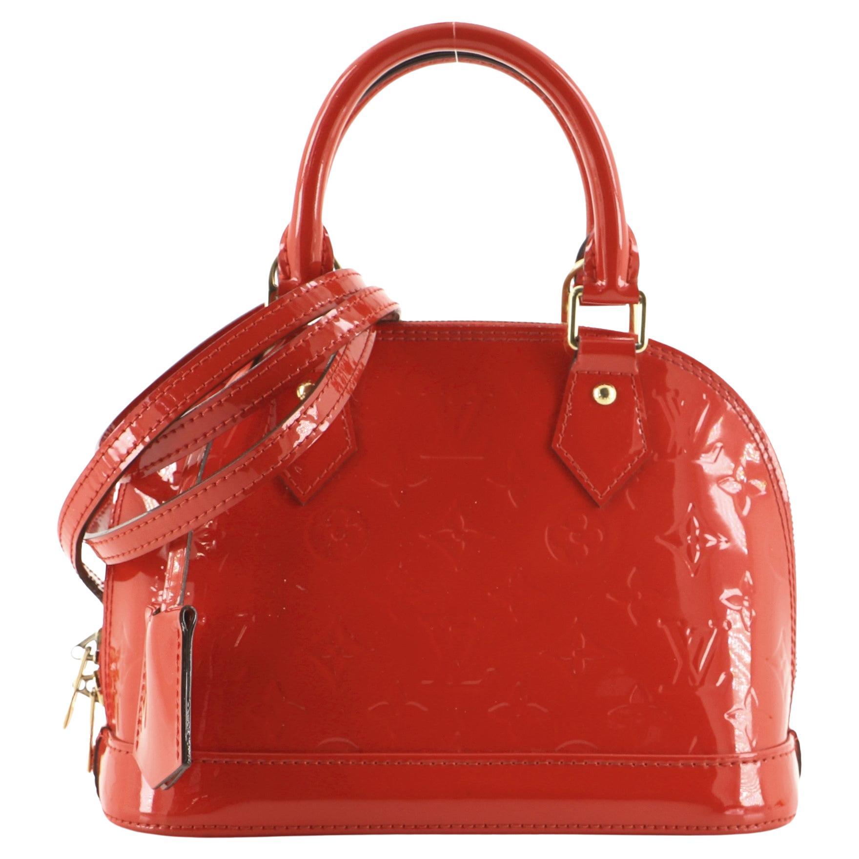 Louis Vuitton Alma Handbag Monogram Vernis BB at 1stDibs