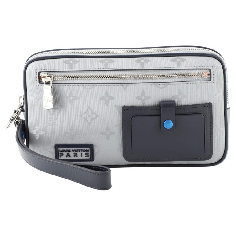 Louis Vuitton Alpha Clutch Limited Edition Monogram Satellite Canvas ...