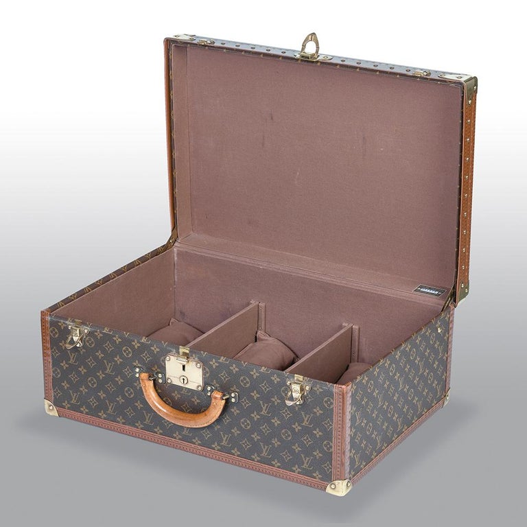 Louis Vuitton Alzer 60 Monogram Trunk at 1stDibs