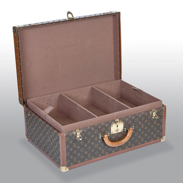 Louis Vuitton Alzer 60 Monogram Trunk at 1stDibs