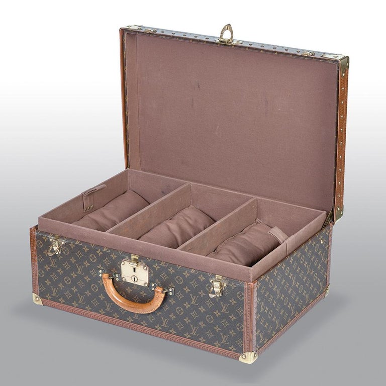 Louis Vuitton Alzer 60 Monogram Trunk at 1stDibs