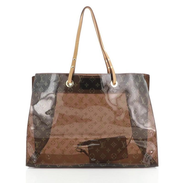 Louis Vuitton Ambre Sac Cabas Monogram Vinyl GM at 1stDibs