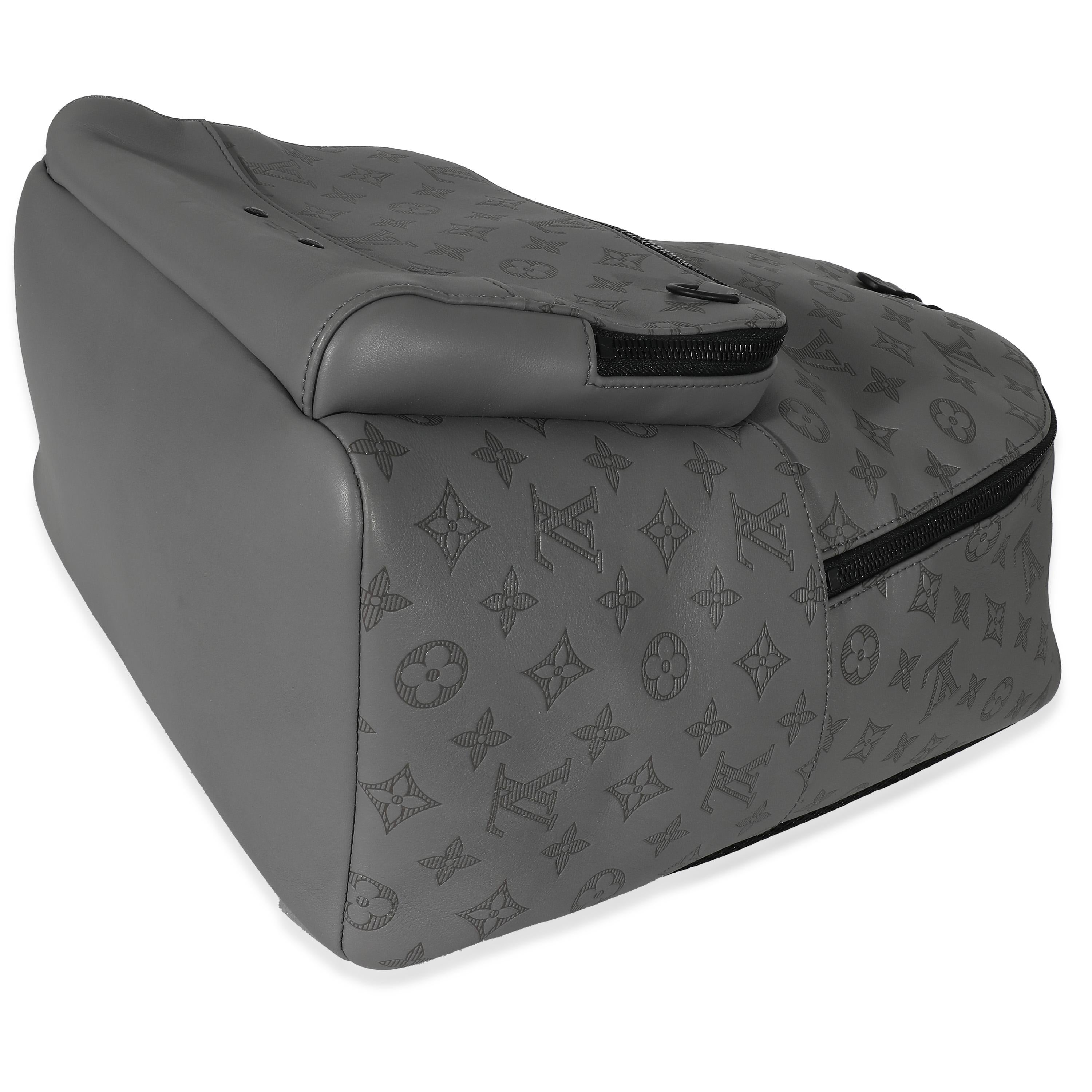Louis Vuitton Anthracite Grey Monogram Shadow Racer Backpack For Sale ...