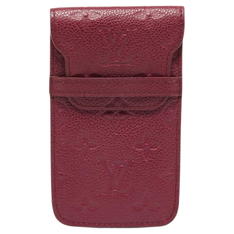Louis Vuitton Aurore Monogram Empreinte Leather Flap Phone Case For ...
