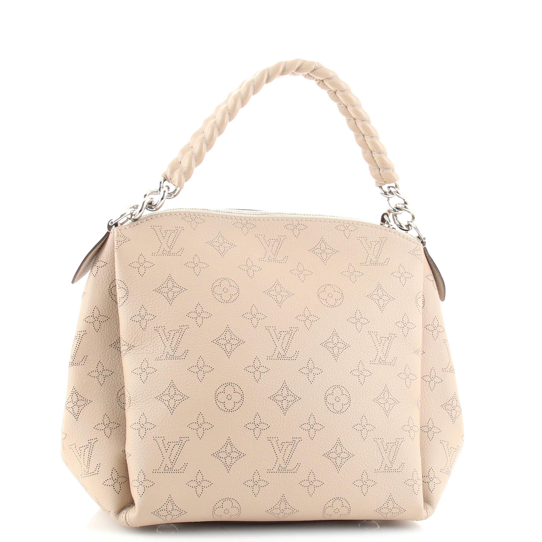 Louis Vuitton Babylone Handbag Mahina Leather BB at 1stDibs