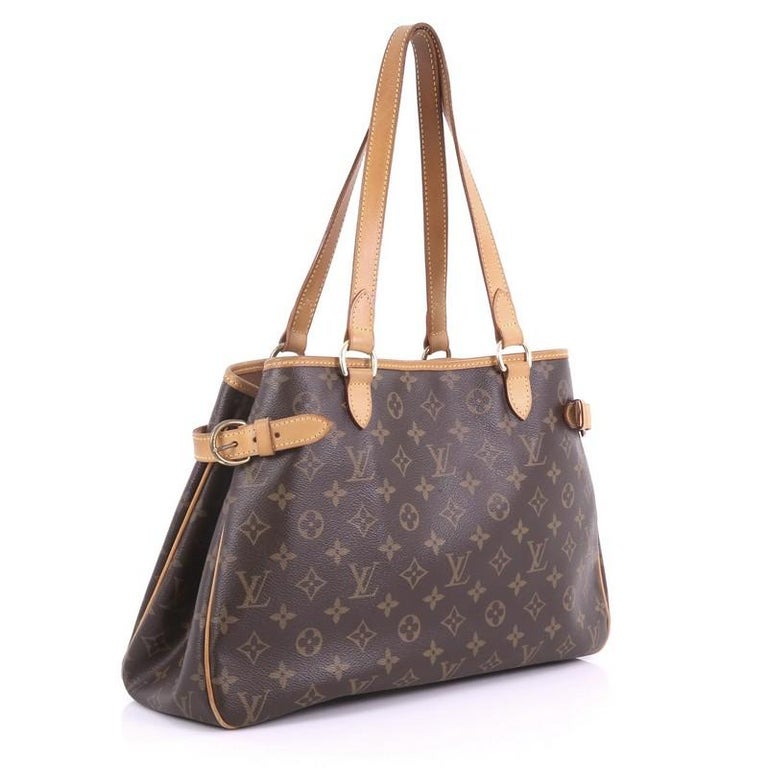 Louis Vuitton Batignolles Handbag Monogram Canvas Horizontal at 1stDibs