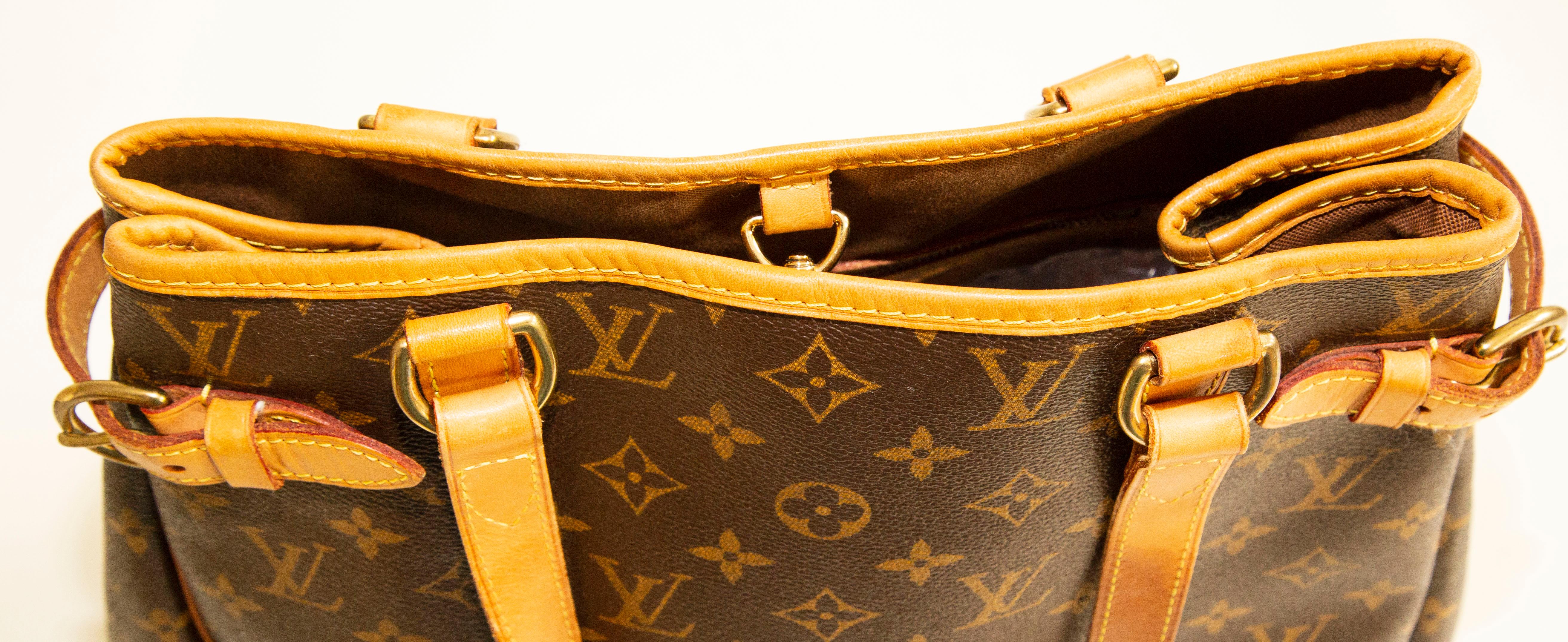 Louis Vuitton Batignolles Vertical Monogram Coated Canvas Shoulder Bag ...
