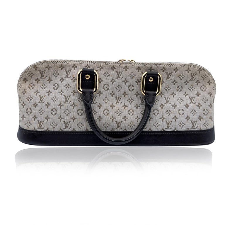 Louis Vuitton Beige Mini Lin Monogram Alma Long Top Handle Bag For Sale ...