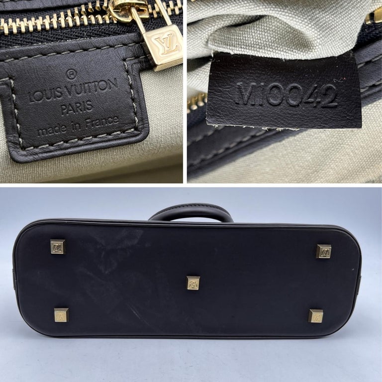 Louis Vuitton Beige Mini Lin Monogram Alma Long Top Handle Bag For Sale ...