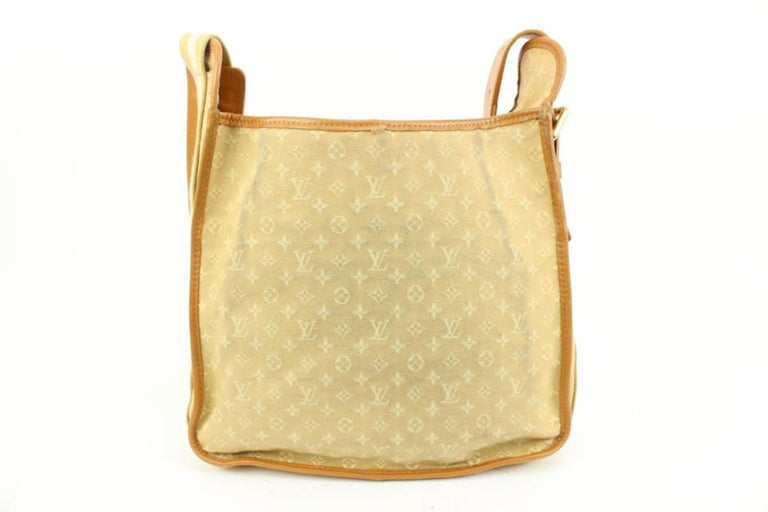 Louis Vuitton Beige Monogram Mini Lin Besace Mary Kate Messenger ...