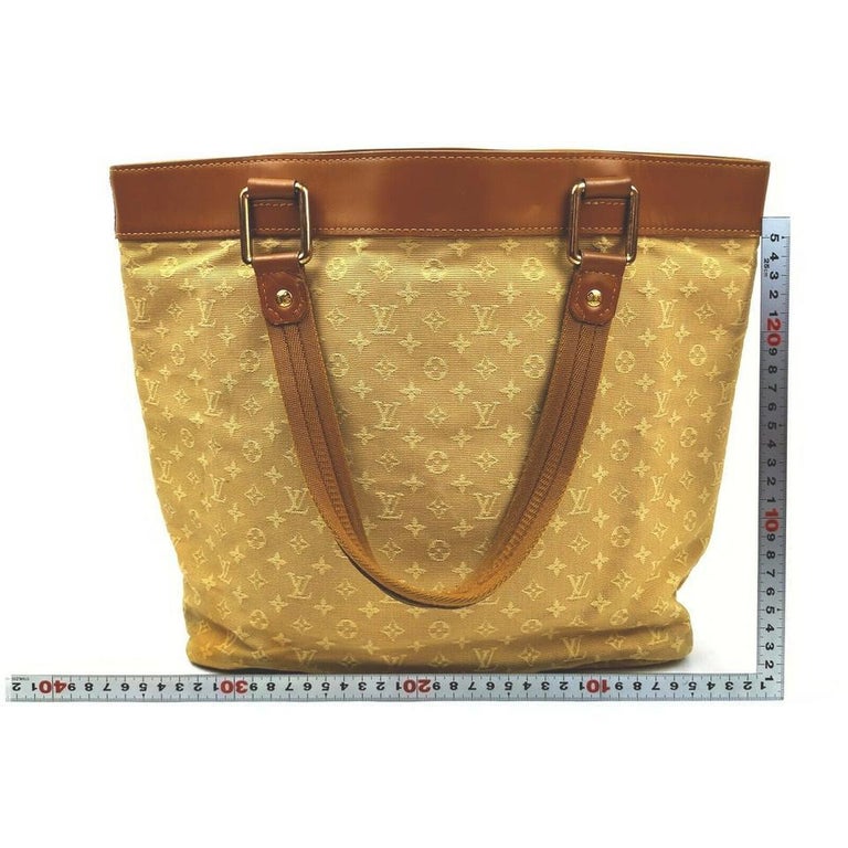 Louis Vuitton Beige Monogram Mini Lin Lucille GM Tote Bag 863049 at 1stDibs