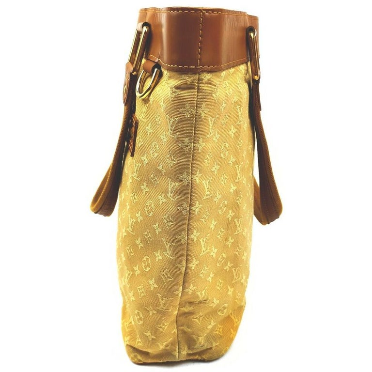 Louis Vuitton Beige Monogram Mini Lin Lucille GM Tote Bag 863049 at 1stDibs