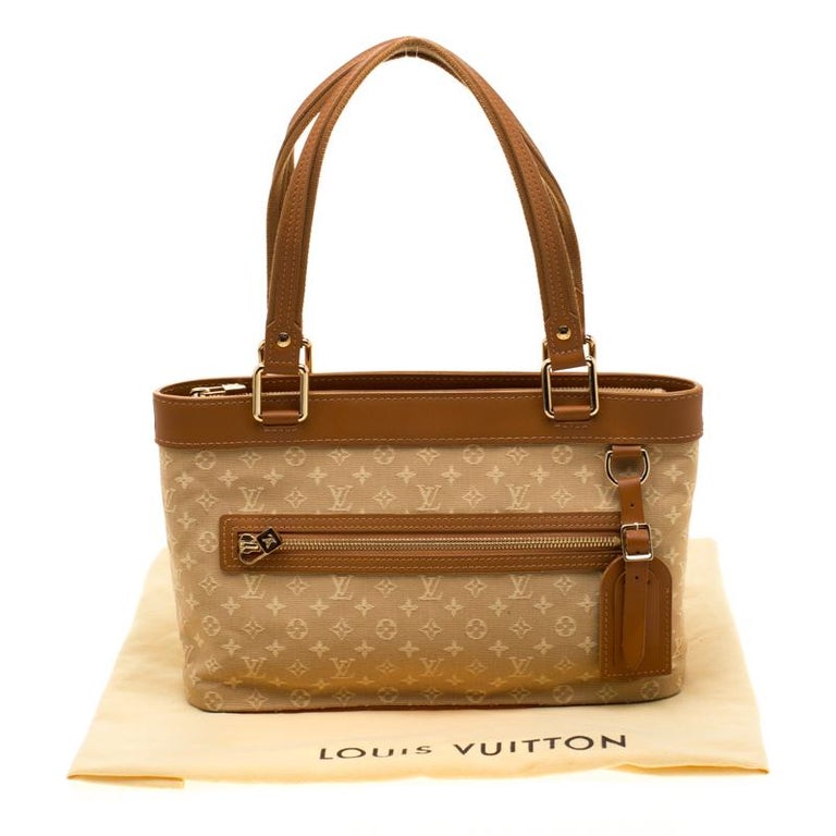 Louis Vuitton Beige Monogram Mini Lin Lucille PM TST Bag For Sale at ...