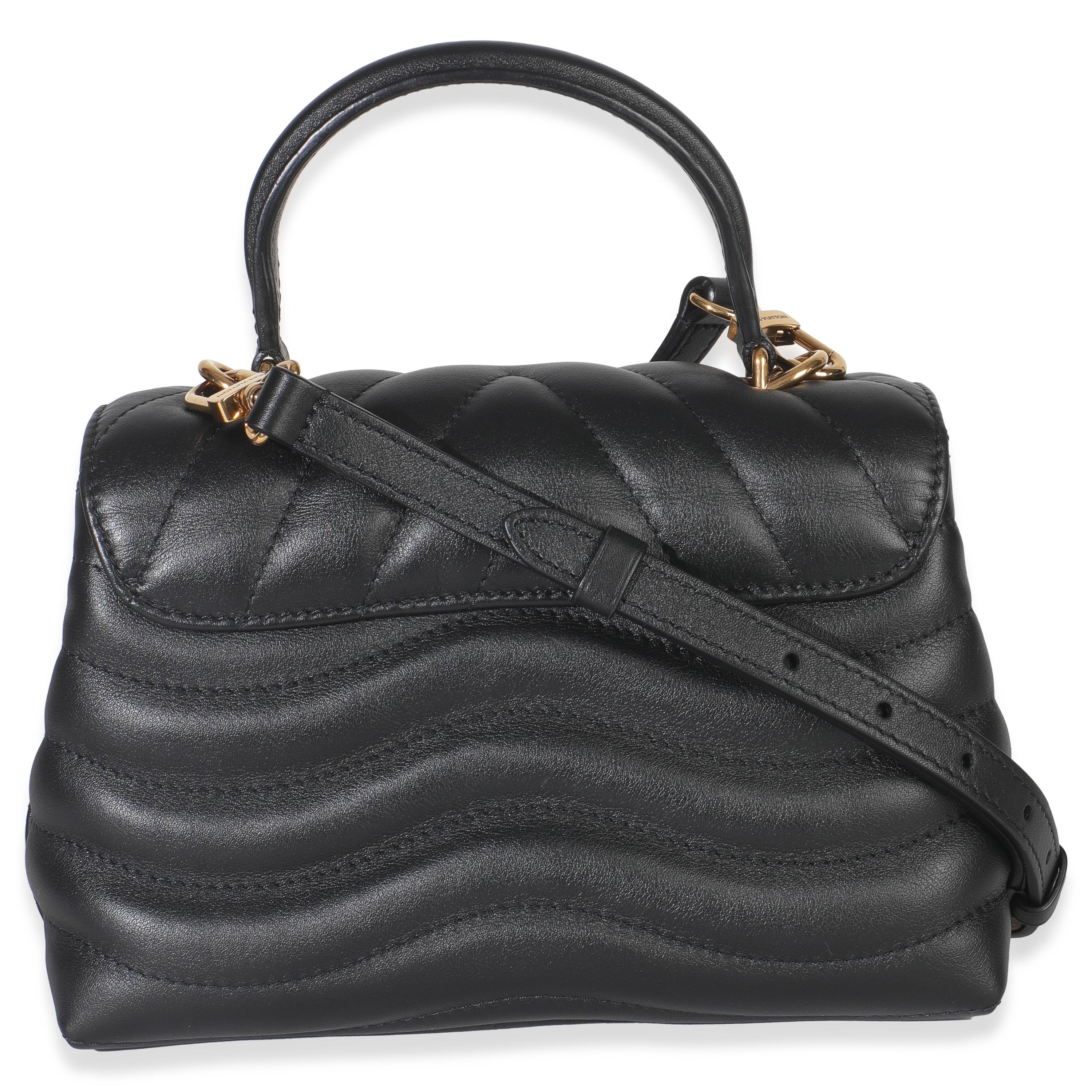 Louis Vuitton Black Calfskin New Wave Hold Me Top Handle Bag For Sale ...