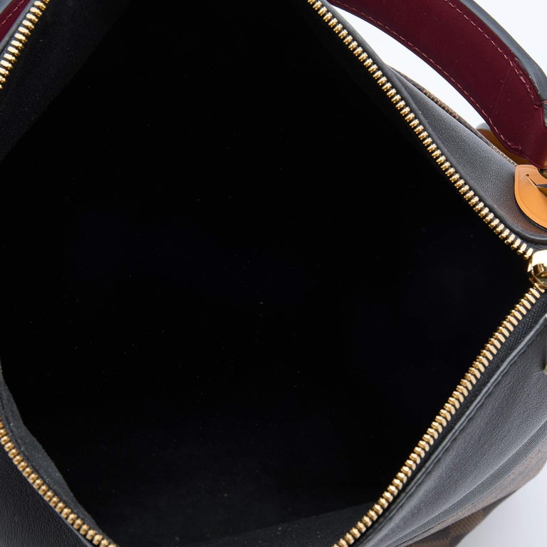 Louis Vuitton Black Damier Ebene Canvas and Leather Maida Hobo at 1stDibs