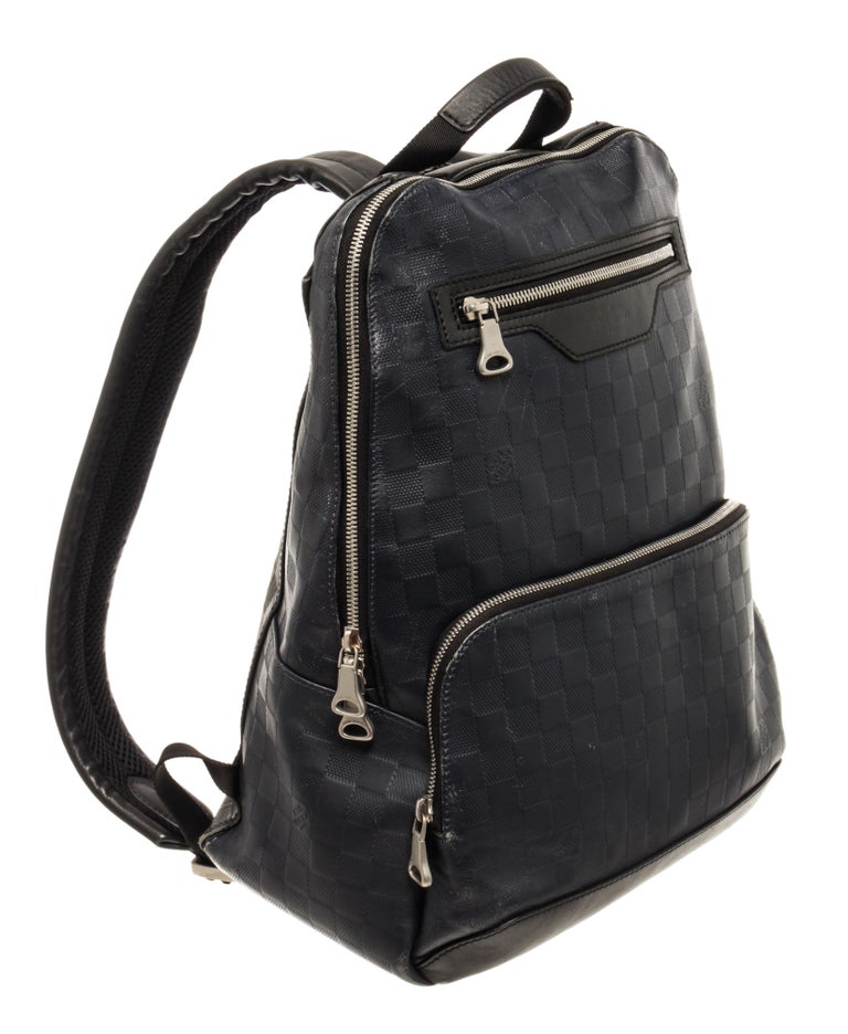Louis Vuitton Black Damier Infini Leather Avenue Backpack For Sale at ...