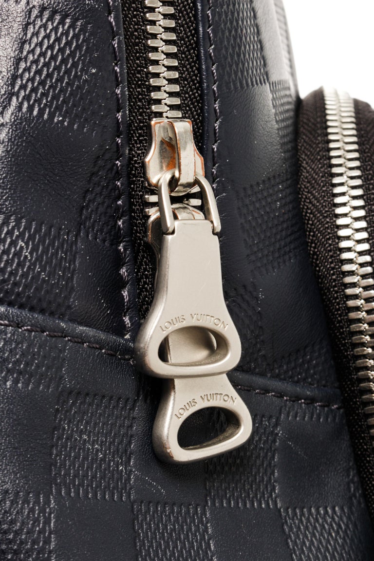 Louis Vuitton Black Damier Infini Leather Avenue Backpack For Sale at ...