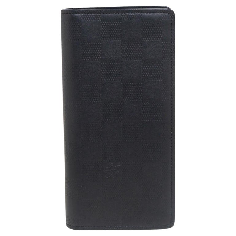 Louis Vuitton Black Damier Infini Leather Brazza Wallet at 1stDibs