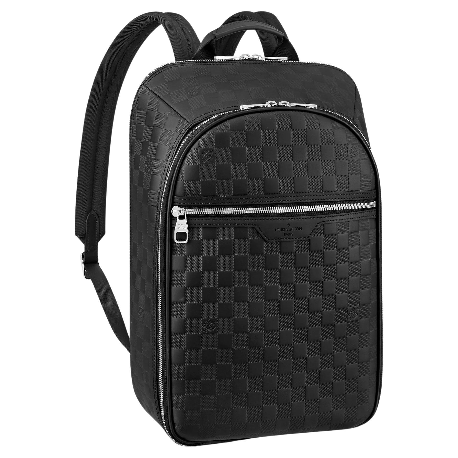 Louis Vuitton White Leather Racer Backpack For Sale at 1stDibs