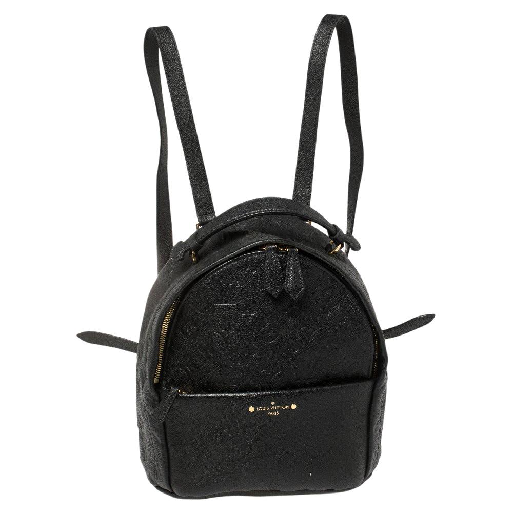 Louis Vuitton Black Empreinte Leather Sorbonne Backpack at 1stDibs