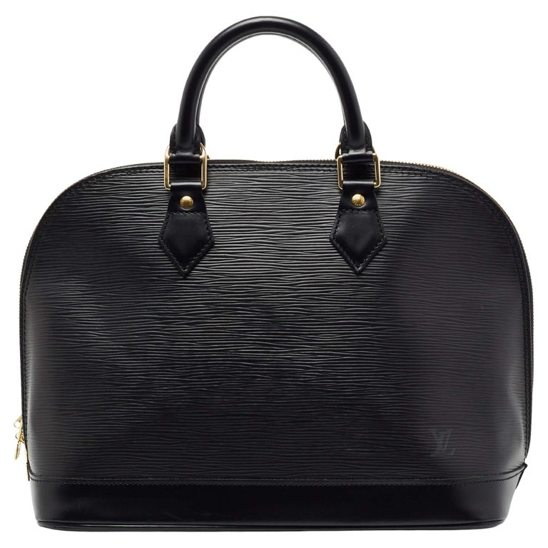 Louis Vuitton Black Epi Leather Alma PM Bag at 1stDibs