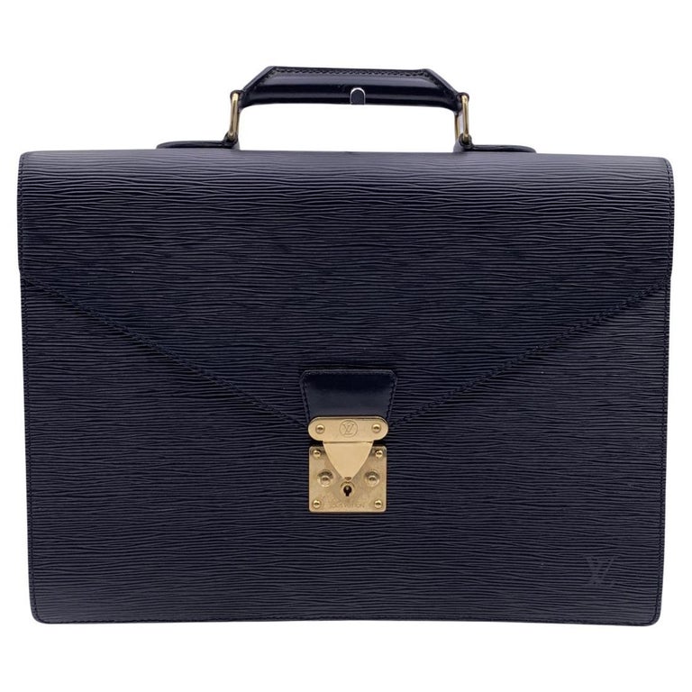 Louis Vuitton Black Epi Leather Ambassadeur Briefcase Business Bag For ...
