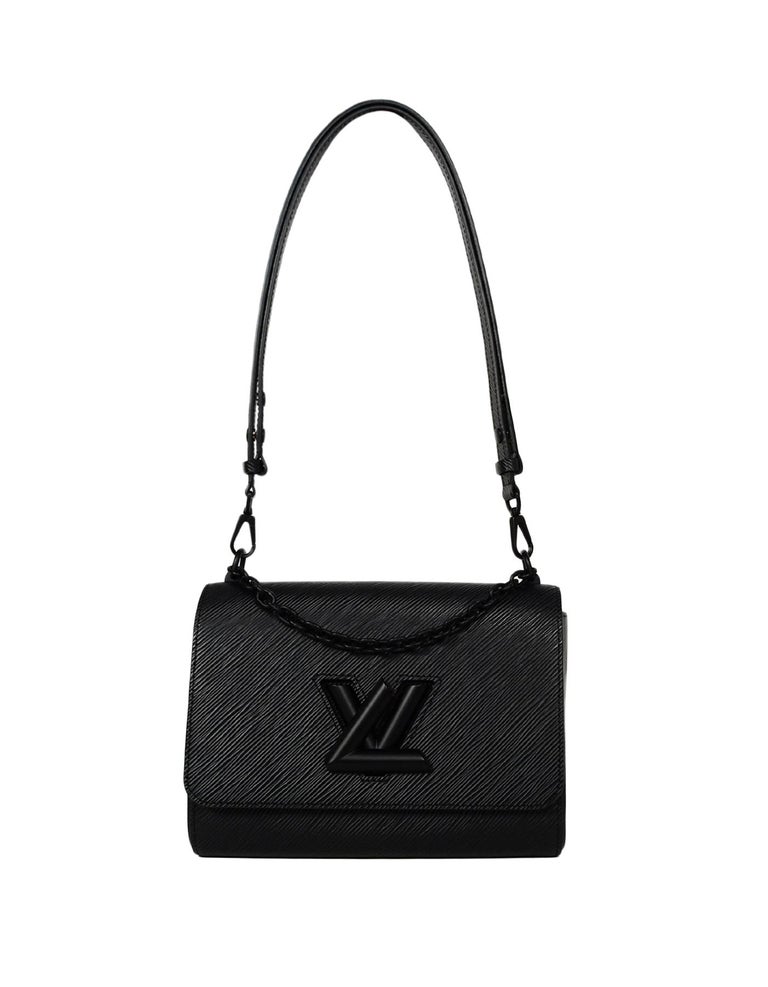 Louis Vuitton Black Epi Leather/Matte Black LV Twist MM Crossbody Bag ...