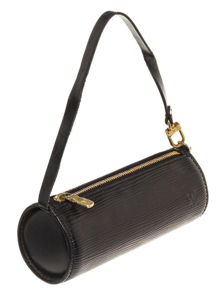 Louis Vuitton Black Epi Leather Mini Papillon Pochette Bag at 1stDibs