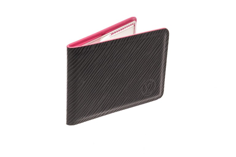 Louis Vuitton Black Epi Leather Mirror Compact Wallet For Sale at 1stDibs