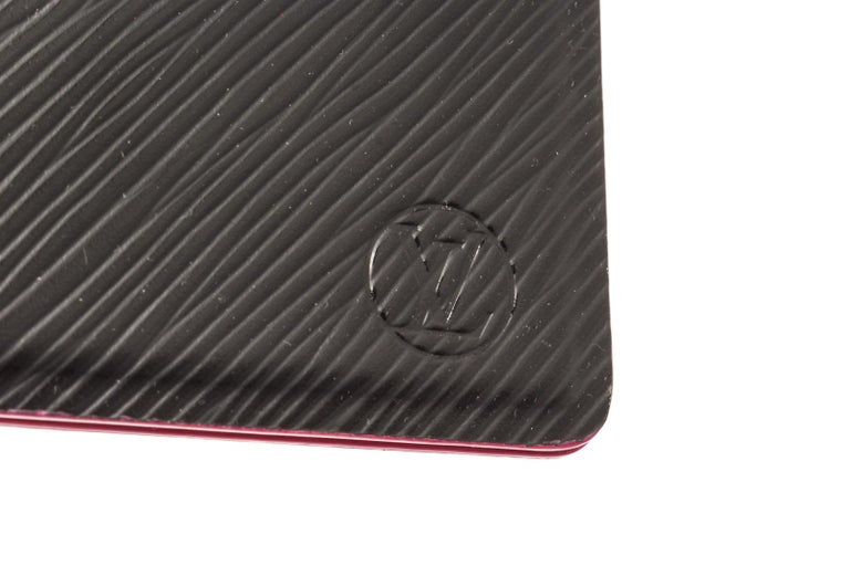 Louis Vuitton Black Epi Leather Mirror Compact Wallet For Sale at 1stDibs