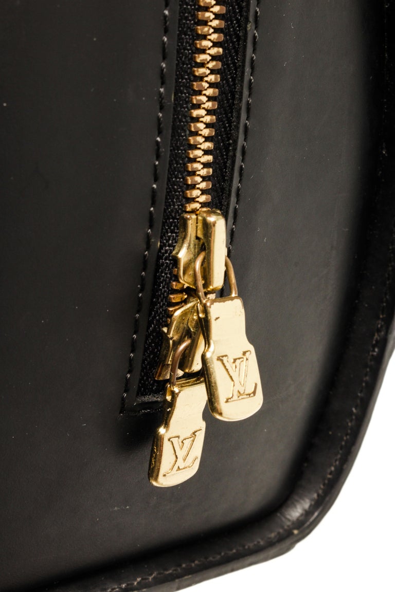 Louis Vuitton Black Epi Leather Pont Neuf Satchel Bag at 1stDibs