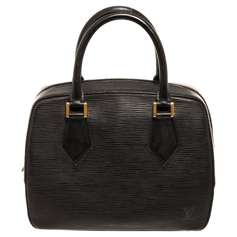 Louis Vuitton Black Epi Leather Pont Neuf Satchel Bag For Sale at 1stDibs