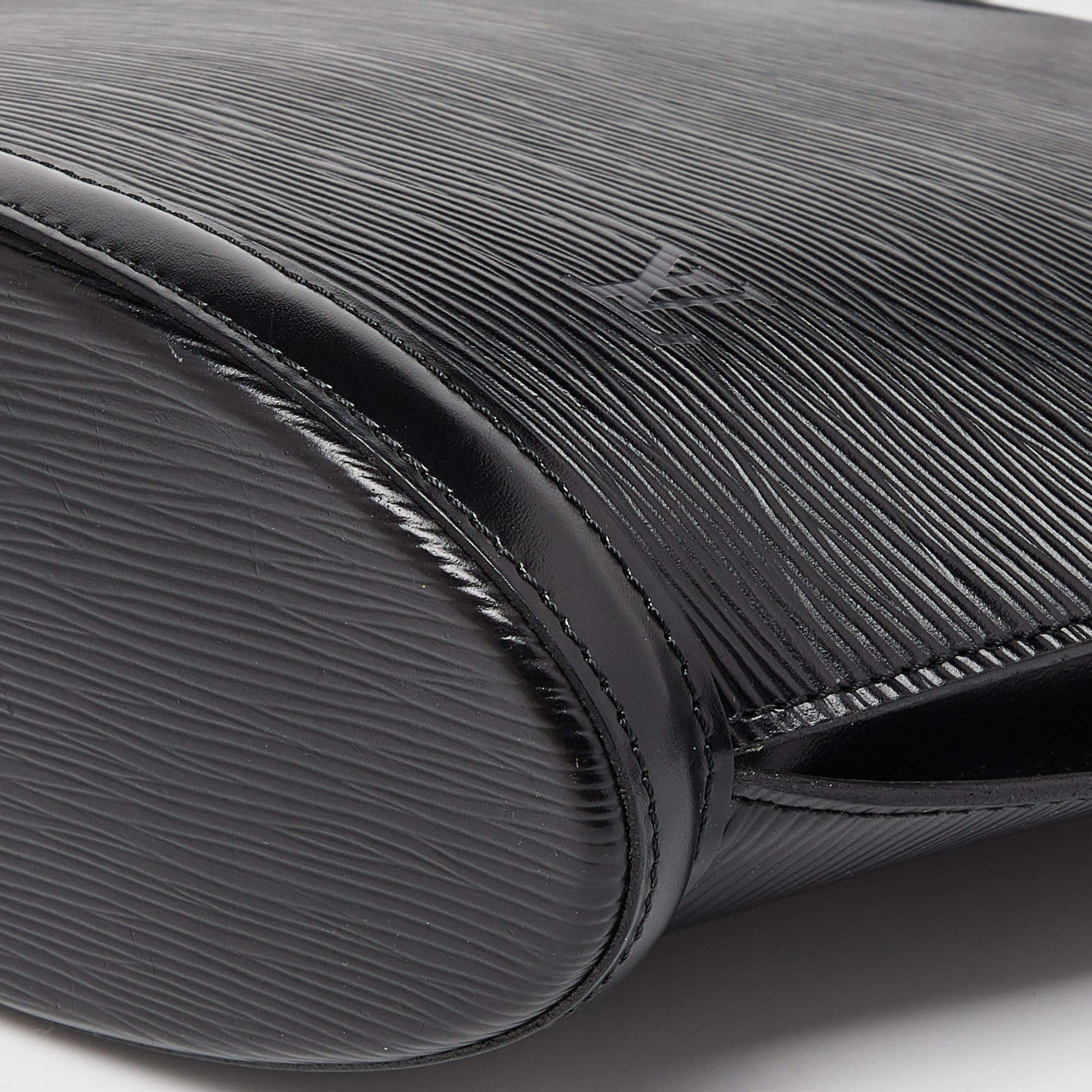 Louis Vuitton Black Epi Leather Saint Jacques PM Bag For Sale at 1stDibs