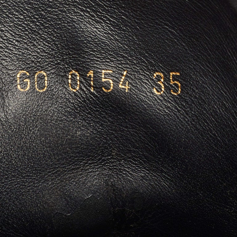 Louis Vuitton Black Leather and Monogram Suede Cliff High Top Sneakers ...