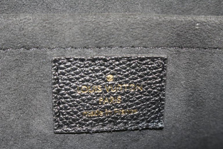 Louis Vuitton Black Leather Empreinte Vavin BB Gold Chain Crossbody ...