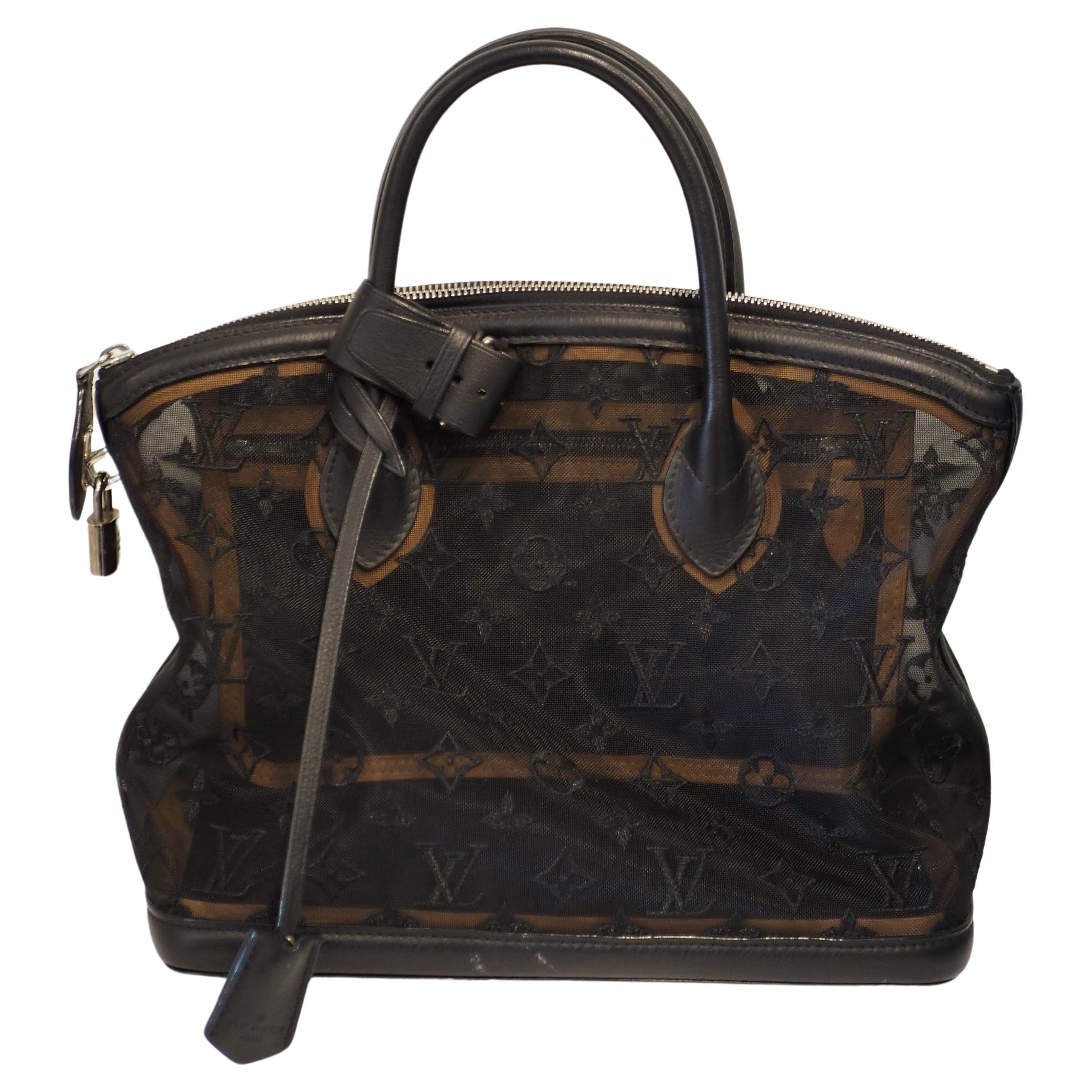Louis Vuitton Black lock it handle bag at 1stDibs
